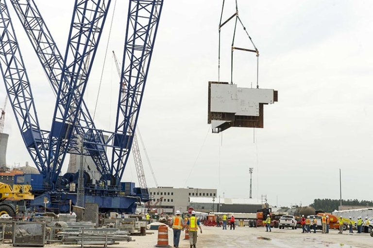 Vogtle-4: weiteres Modul gesetzt | Nuklearforum Schweiz